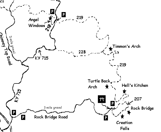 Maps of Red River Gorge